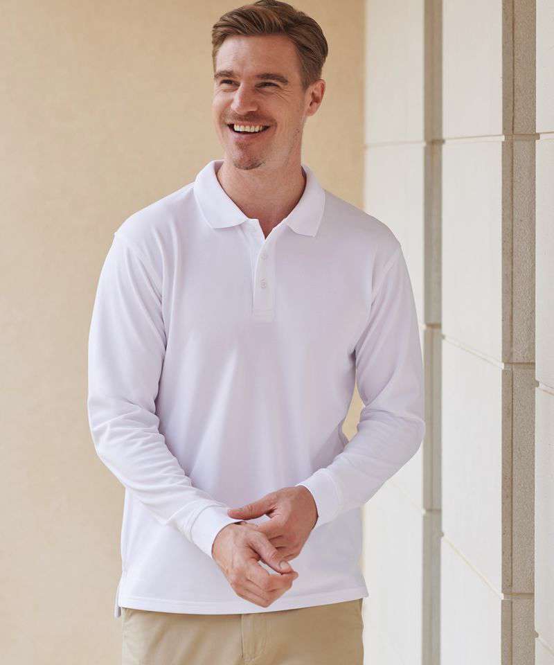 Long sleeve Coolplus® polo shirt | HB478